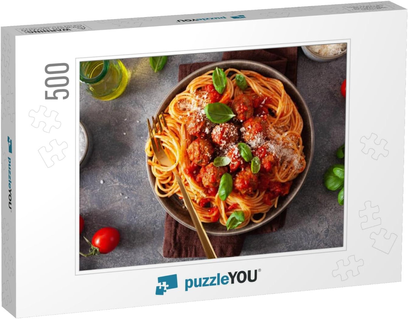 Amazon.com: Spaghetti with Meatballs & Tomato Sauce, Italian Pasta ...