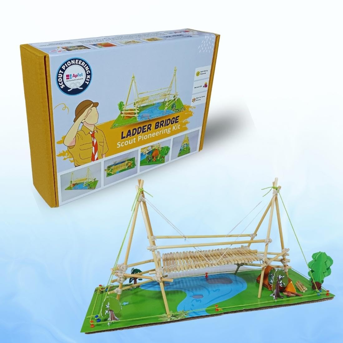 Buy Apfet Ladder Bridge-Scout Pioneering Kit for Scout, Guide, Rovers ...