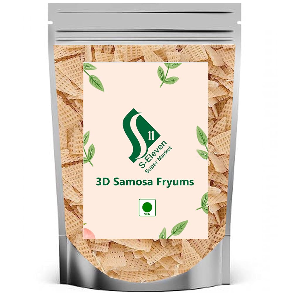 S ELEVEN SUPER MARKET Masala Flavor Ready To Fry Triangle Fryums ...