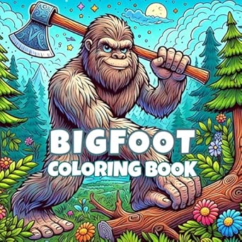 Bigfoot Coloring Book: Sasquatch Adventures: timthy, walter ...