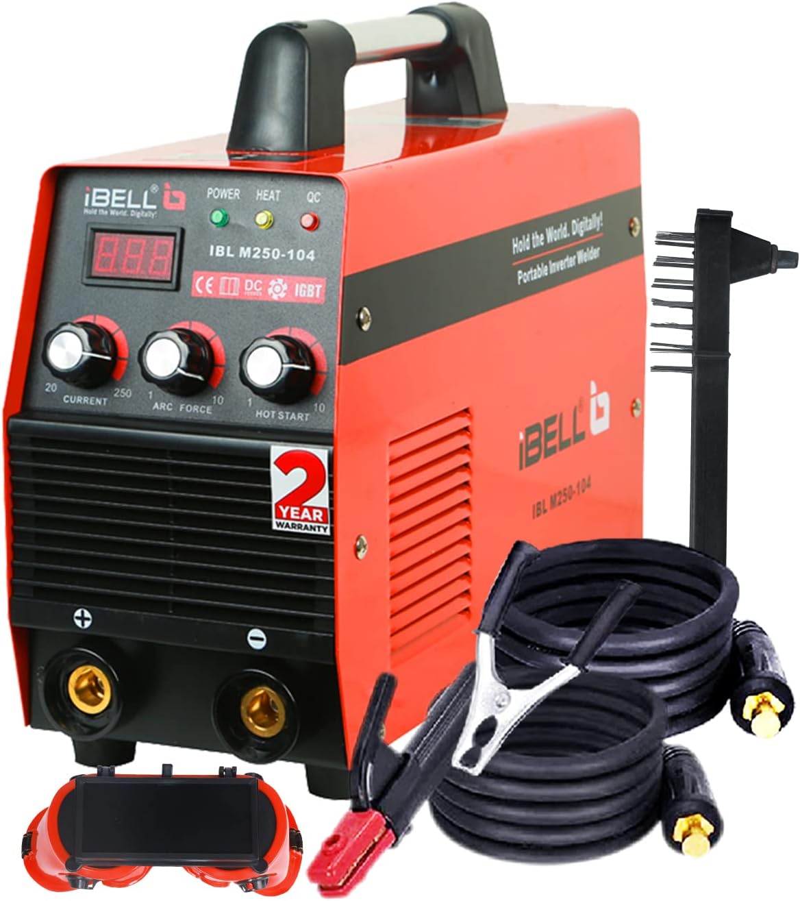 IBELL Heavy Duty Inverter ARC Welding Machine (IGBT) 250A with Hot ...