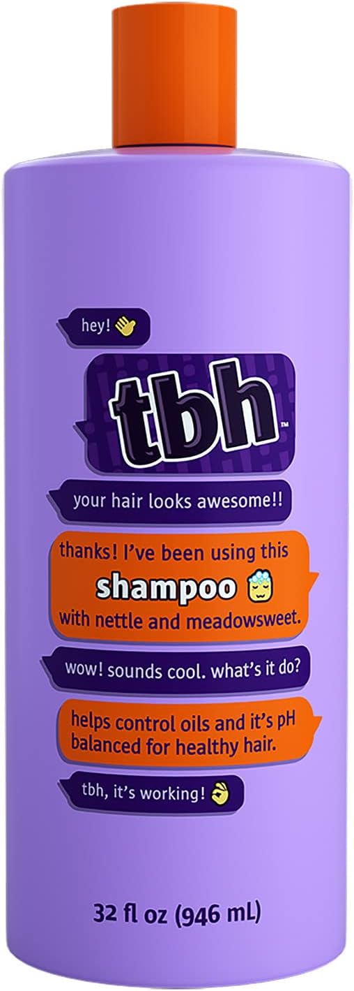 Amazon.com : TBH Teen and Kids Shampoo for Oily Hair, Sulfate and ...
