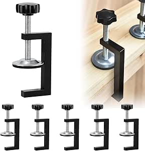 Pack of 6 G Clamp Kit, Table Clamp, Universal Bracket Clamping Tools ...