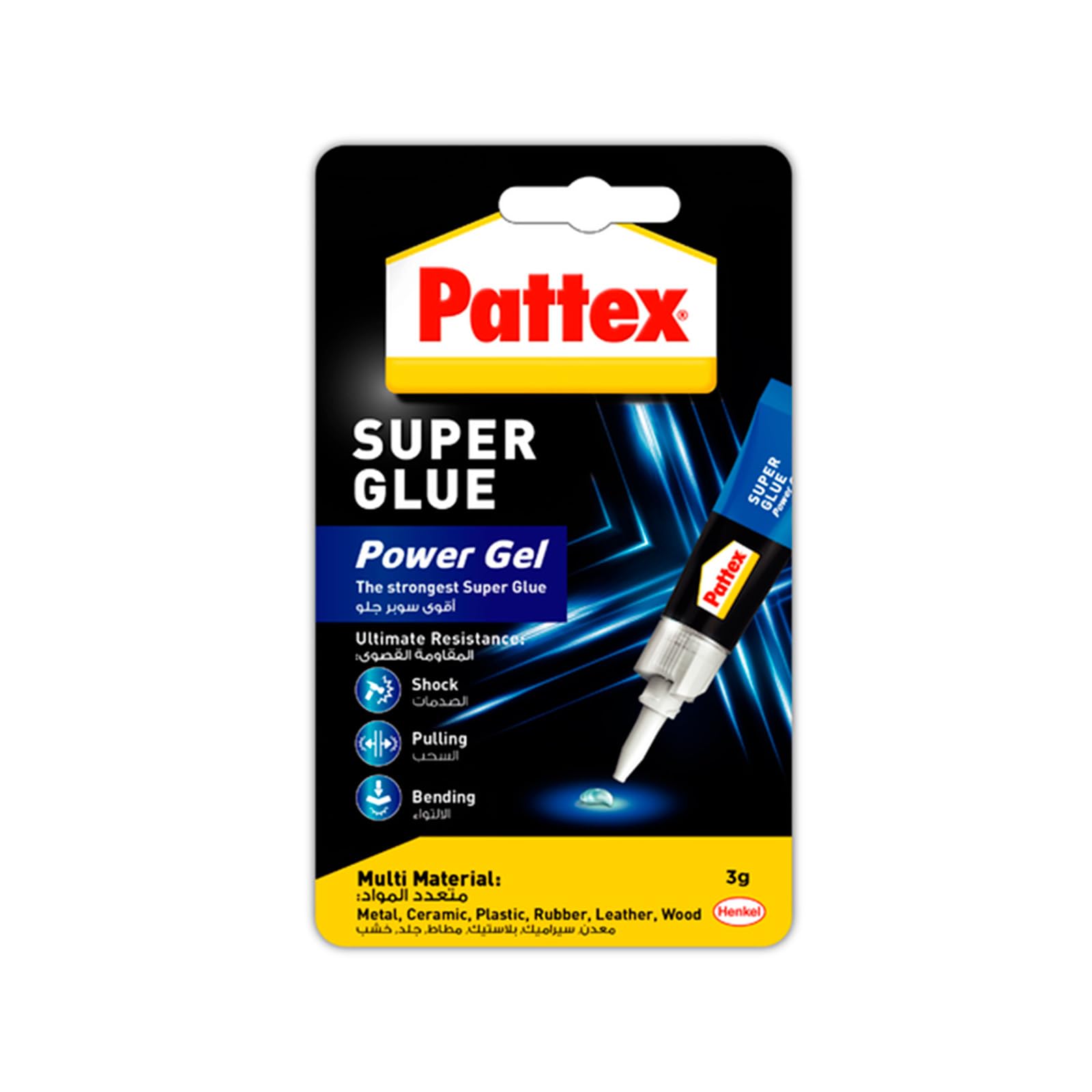 Pattex Super Glue Power Gel, Strong All Purpose Adhesive For Flexible ...