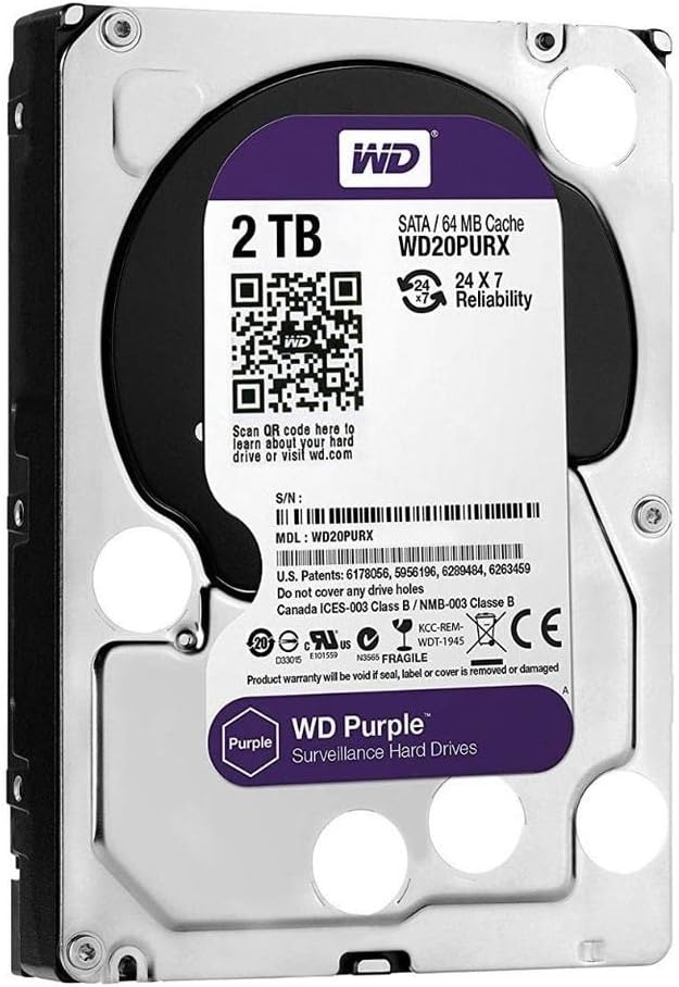 Amazon.com: SEAGATE Skyhawk 2 TB Surveillance(SV) Internal Hard Drive ...