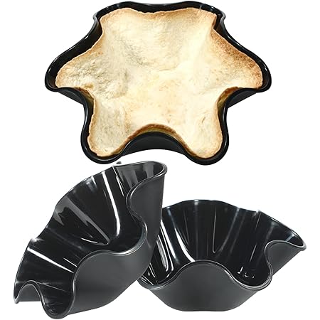 Amazon.com: Skoxkoc Large Taco Shell Bowl Maker Molds – 3 Pack 8.4 ...