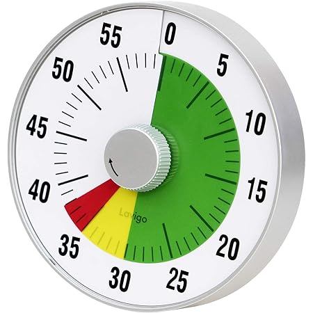 Amazon.com: Secura Home 7.5 Inch Visual Timer, 60 Minute Oversize ...