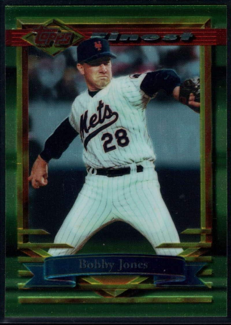Amazon.com: Baseball MLB 1994 Finest #109 Bobby Jones Mets ...