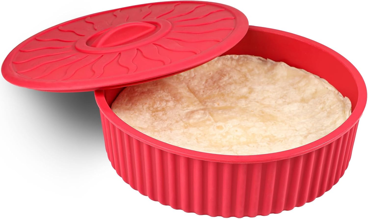 Amazon.com: KOLUTI Nonstick Silicone Tortilla Warmer Container, 10 Inch ...