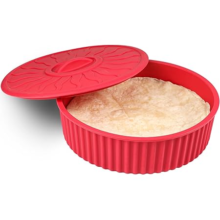 Amazon.com: KOLUTI Nonstick Silicone Tortilla Warmer Container, 10 Inch ...