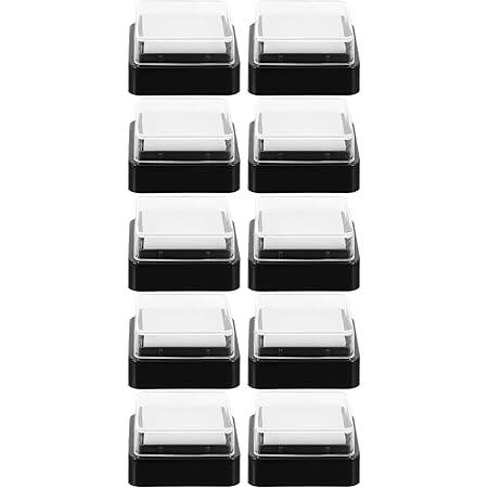 Amazon.com: Blank Empty Ink Pad: 15pcs White Ink Stamp Pad Fingerprint ...