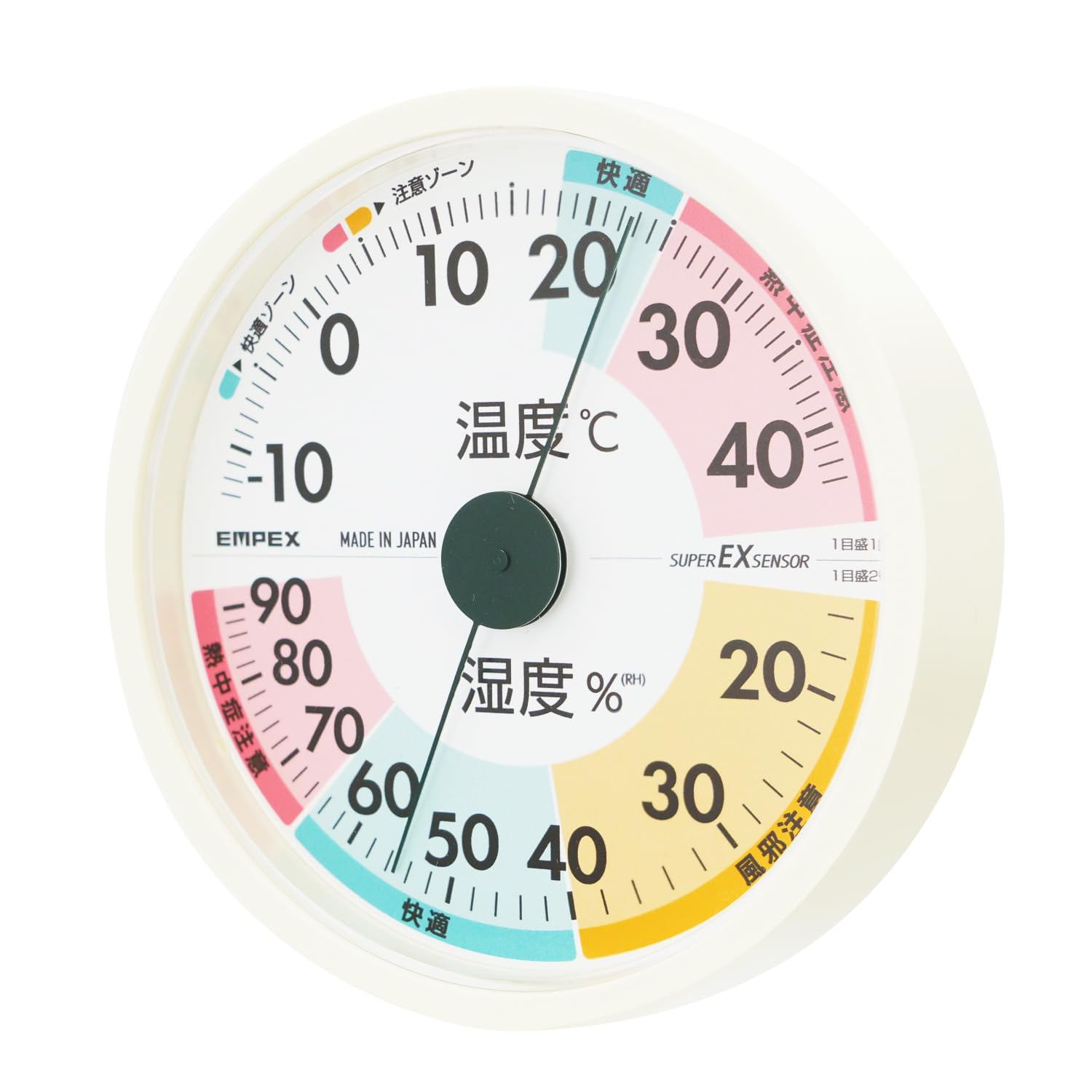 Amazon.co.jp: EMPEX Thermometer/Hygrometer, High Accuracy, Analog, Made ...