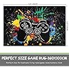 Amazon.com: Capslpad Gaming Kids Rug for Boys 63"x39" Colorful Non-Slip ...