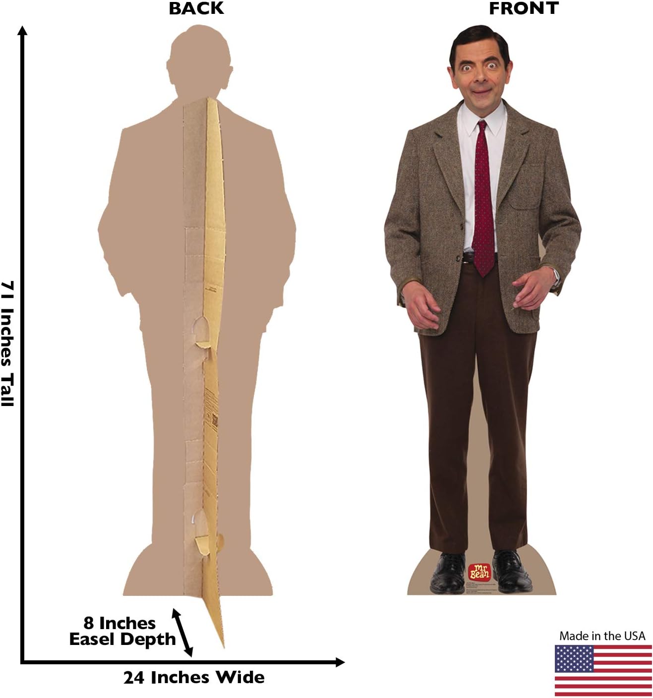Buy Cardboard People Mr. Bean Life Size Cardboard Cutout Standup Online ...