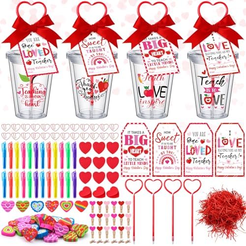 Amazon.com: Fullhawl 111 Pcs Valentine's Day Teacher Appreciation Gifts ...