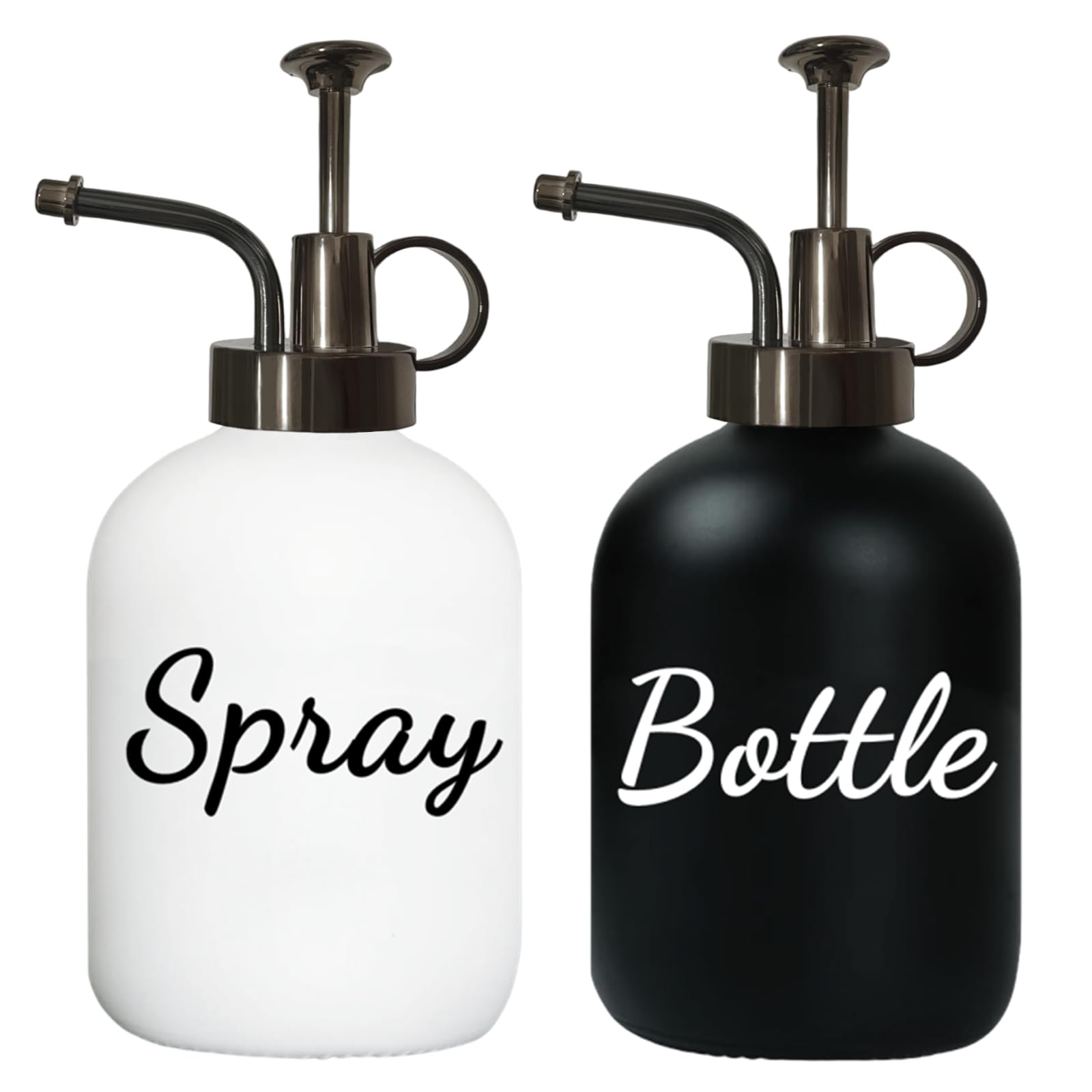 Amazon.com: Harcure Glass Plant Mister Spray Bottle, 12oz Small Indoor Watering Can for House ...