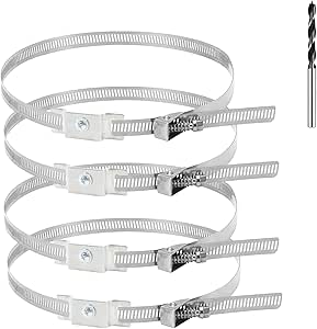 Amazon.com: 4 PCS Adjustable Sign Mounting Bracket for Larger Poles ...