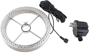 Amazon.com: AGPTEK® Outdoor 120 LED Fountain Light Ring (RGB ...