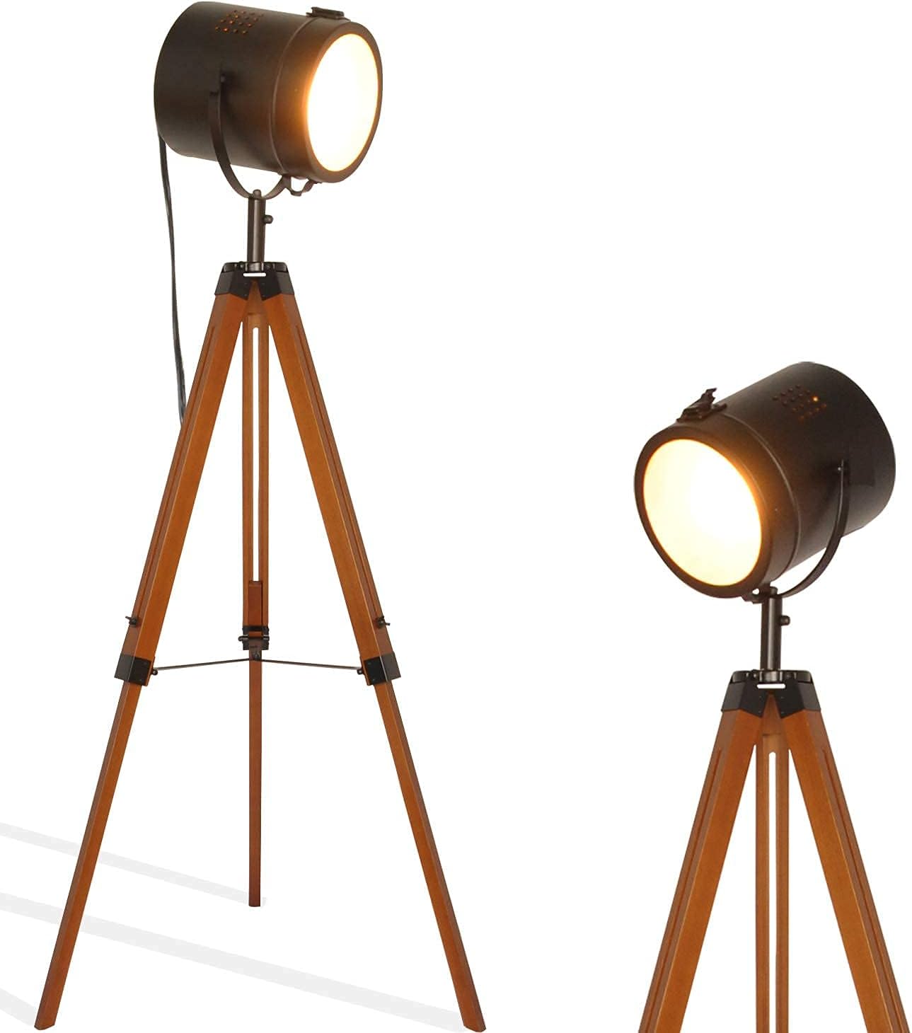 Amazon.com: Thor Vintage Stage Searchlight Wooden Tripod Stand Search ...