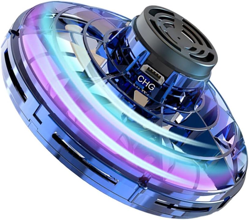 Amazon.com: STOBOK Flying Ball Gyroscope UFO Fingertip Flight Gyro Mini ...