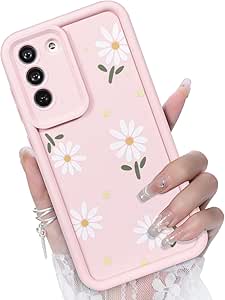 Amazon.com: CASBST for Samsung Galaxy S21 FE 5G Case, Creative Flower Pattern Design Girls Women ...