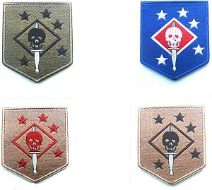 Amazon.com: 4 Pieces Ghost Force Recon SP OPS Military Hook Loop ...
