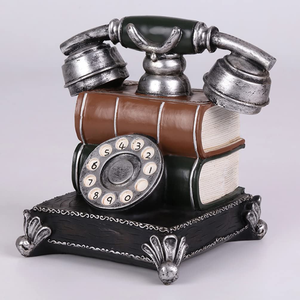 Garneck Kids Phones Vintage Landline Coin Bank Telephone Modelling ...