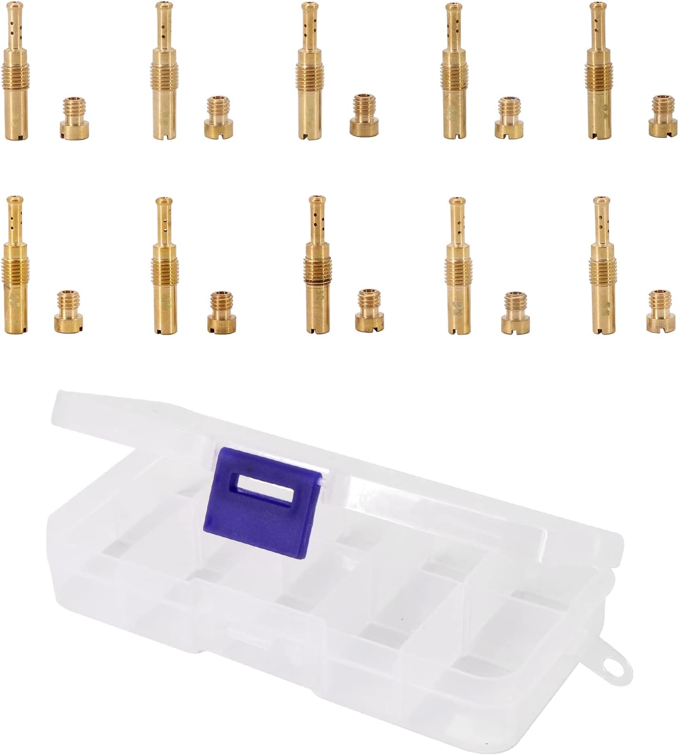 Amazon.com: NOTISH 20PCS Carburetor Main Jet Slow Pilot Jet Kit, 10pcs ...