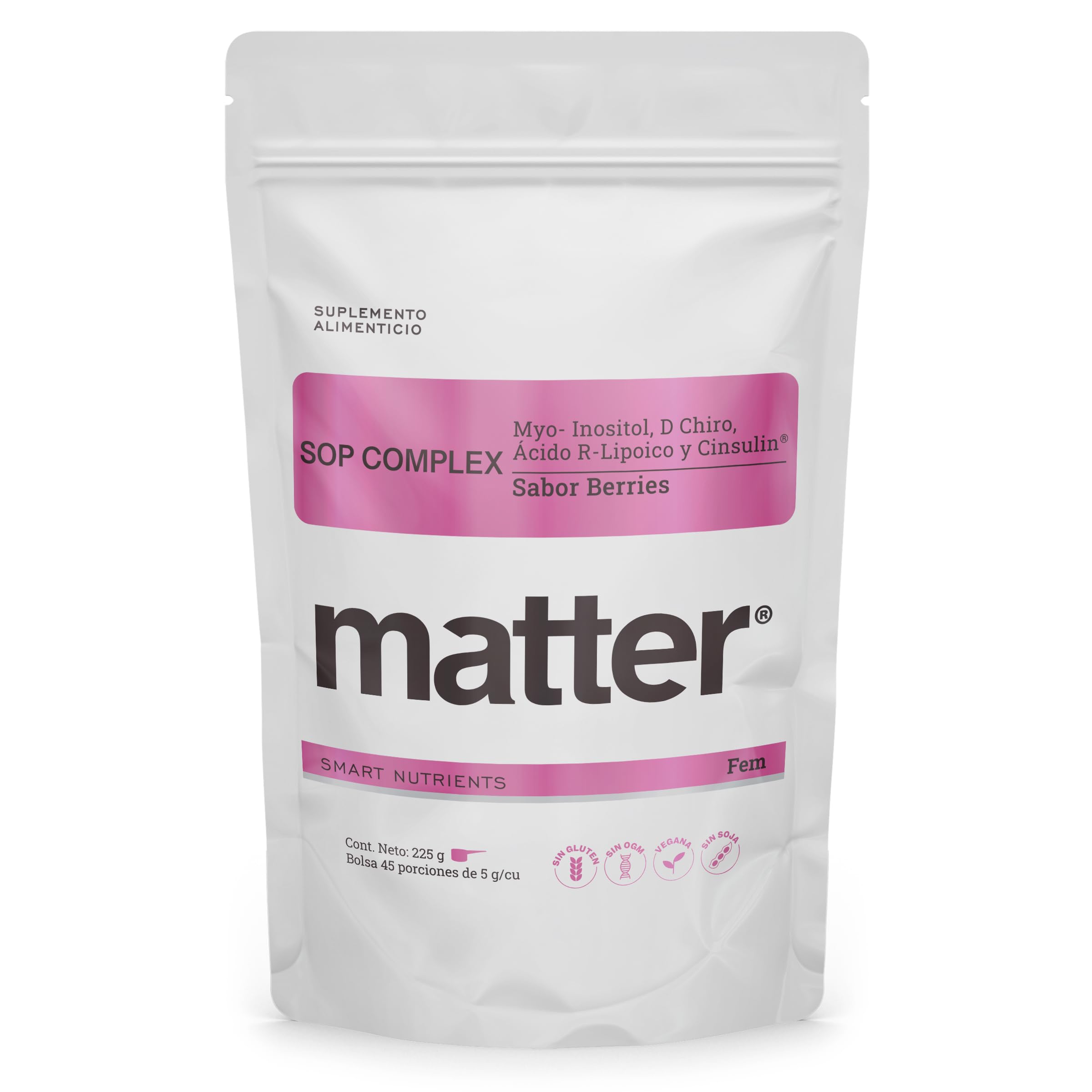 Matter Smart Nutrients Sop Complex Dchiro Inositol, Myo Inositol ...
