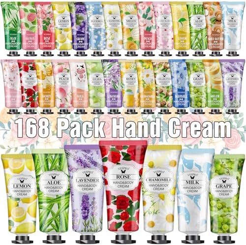 Amazon.com : VESPRO 168 Pack Hand Cream Set for Women, Hand Lotion for ...