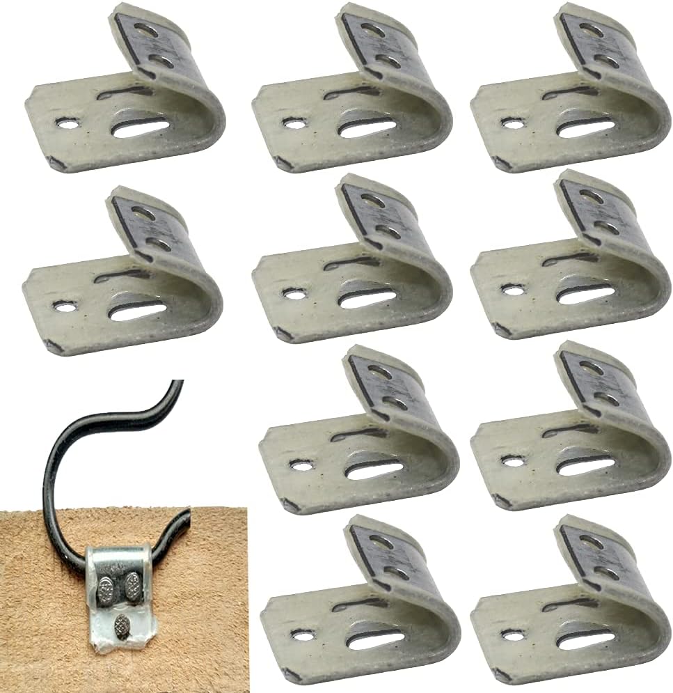 20 PCS 4 Holes Sofa Couch Spring Buckle Clips Spring Clamps : Amazon.co ...