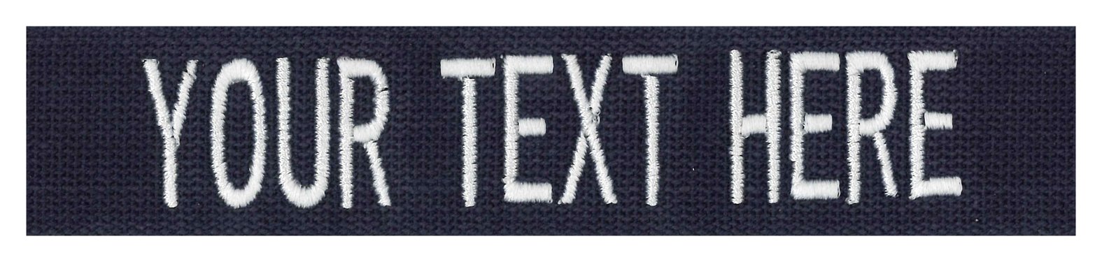 Amazon.com: Custom Uniform Name Tapes Solid Colors. Made in The U.S.A ...