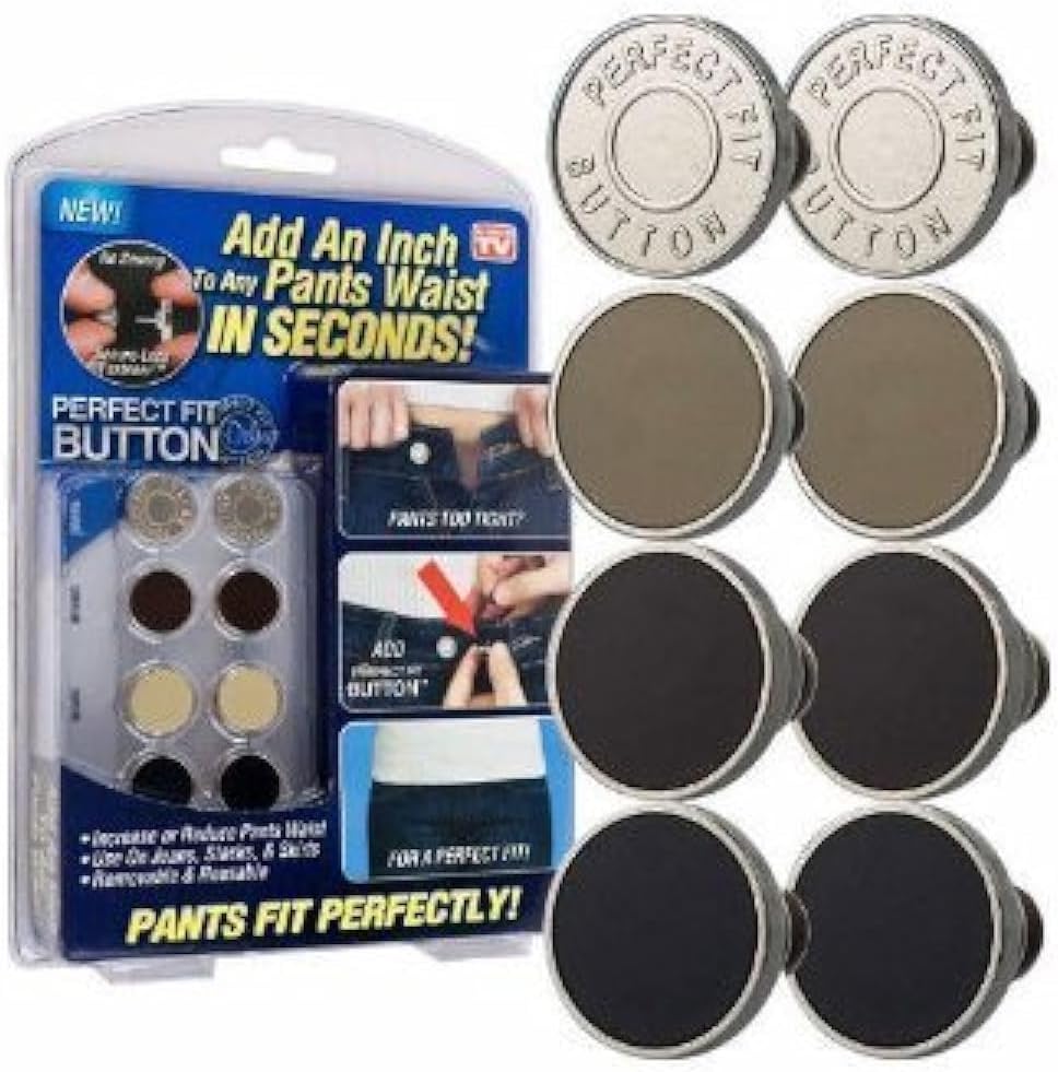 Amazon.com: Perfect Fit Instant Button - Adds an Inch to Any Pants ...