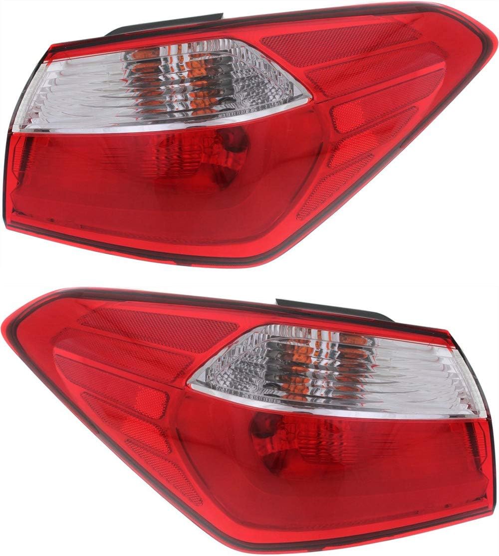 Amazon.com: Go-Parts - Tail Lights Assembly for Kia Forte 2014-2016 ...