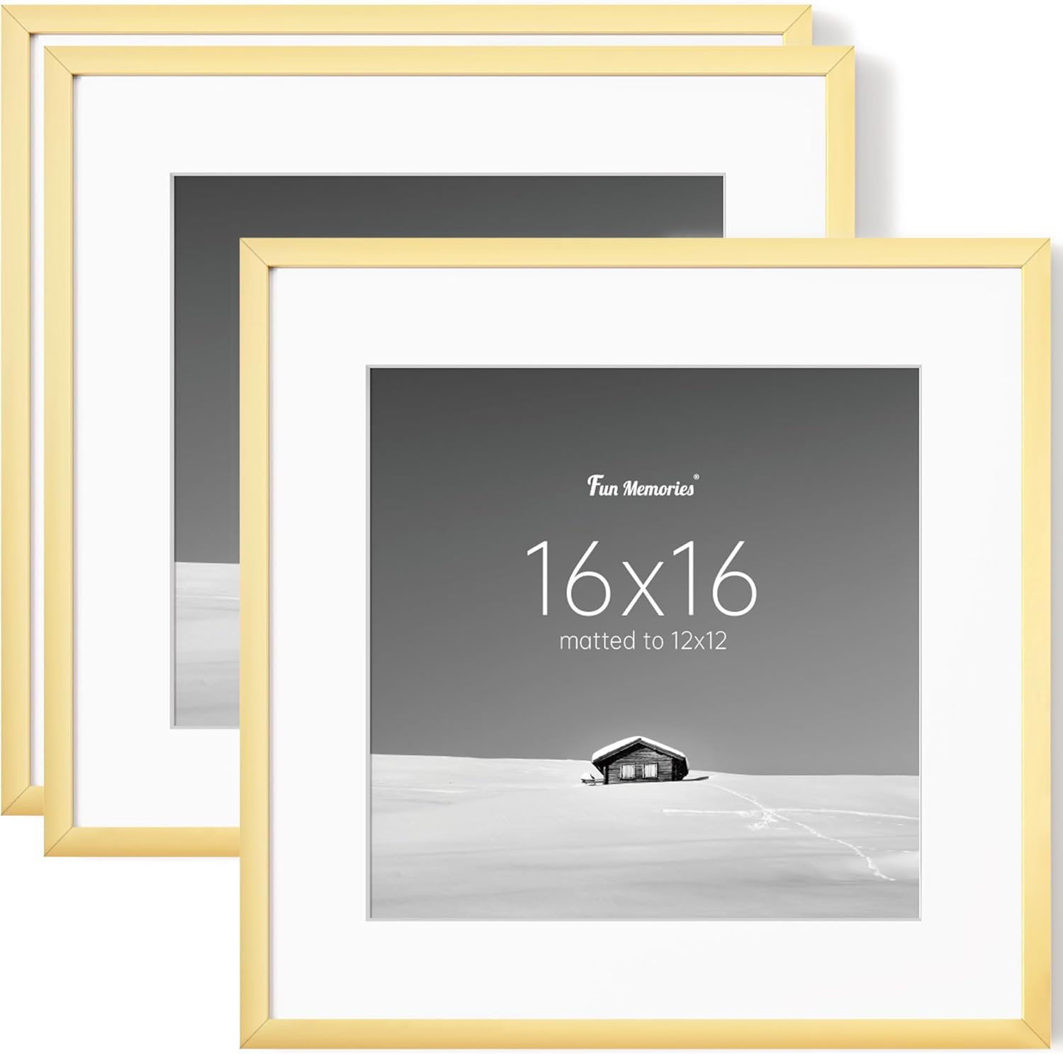Amazon.com - Fun Memories 16x16 Picture Frame Set of 3, Display ...