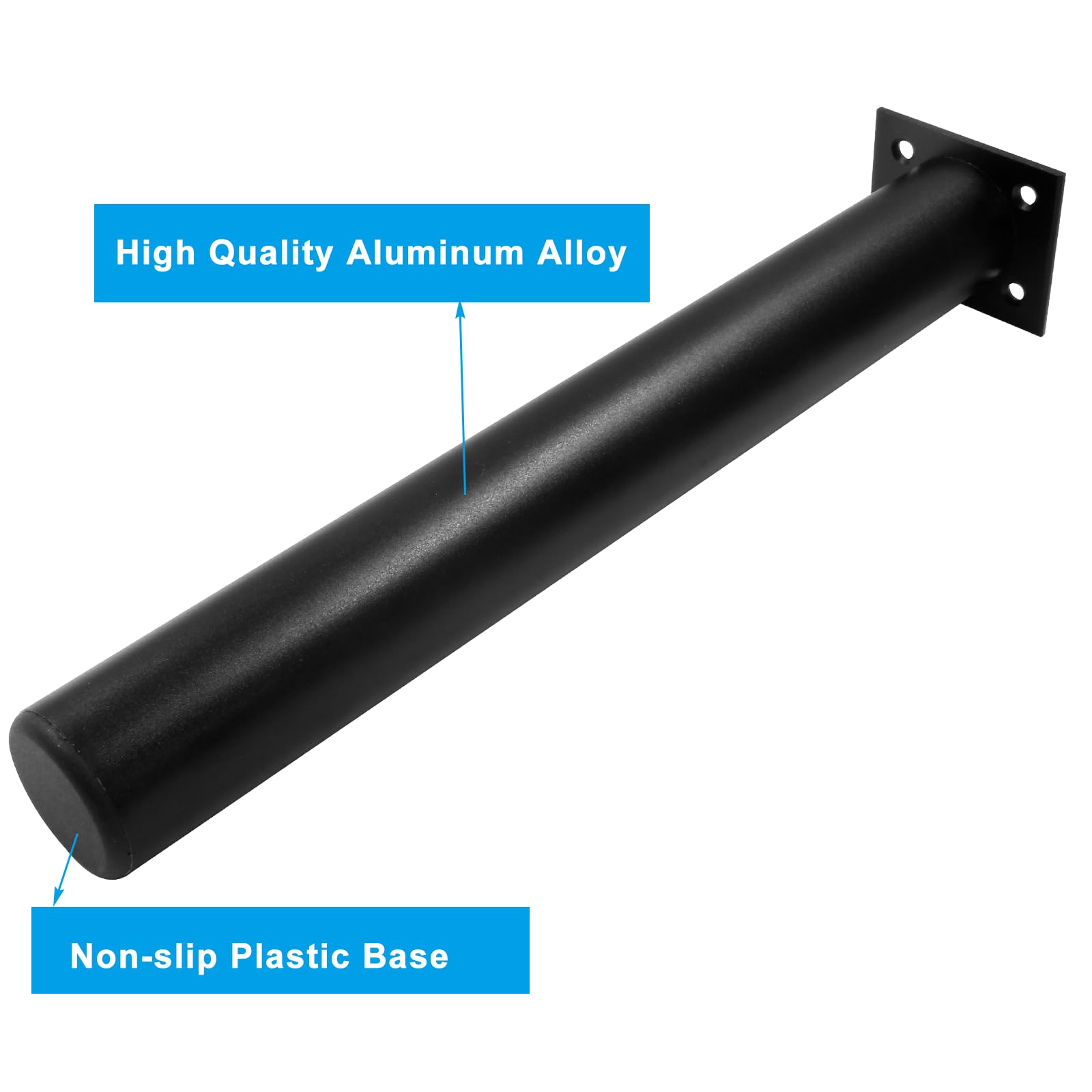Snapklik.com : Kyuionty Set Of 4 Aluminum Alloy Furniture Legs 12 Inch ...
