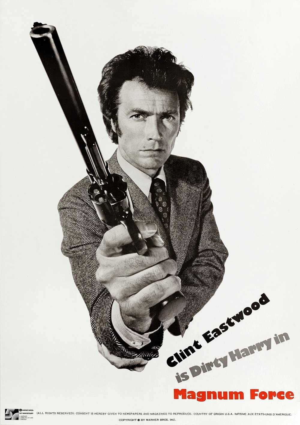 OMG Printing Dirty Harry Magnum Force Clint Eastwood Poster/Print ...