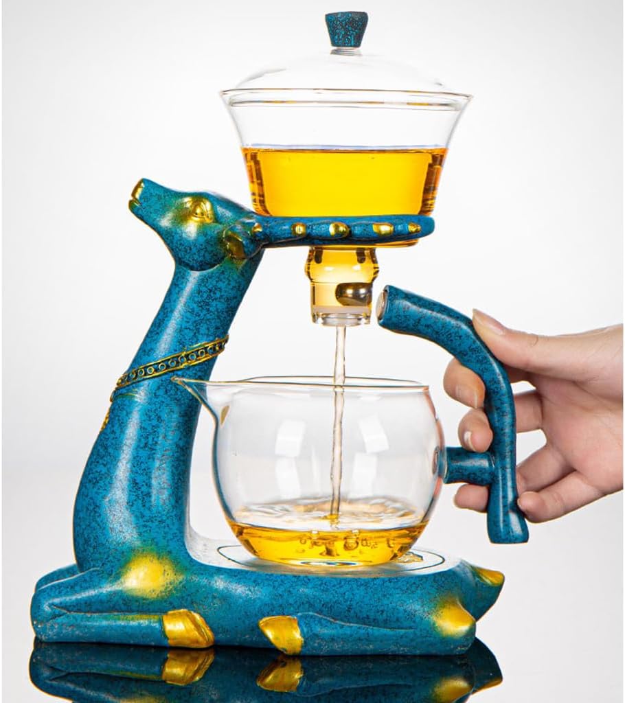 Amazon.com | Meimond Magnet Teapot,Semi Automatic Tea Set,Deer Tea ...