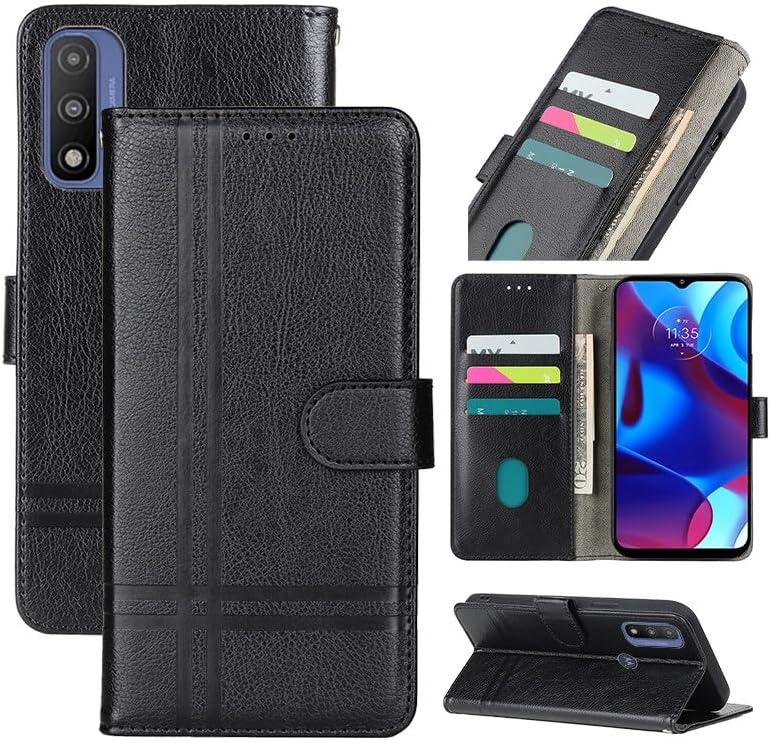 Amazon.com: SUPWALL Designed for Motorola Moto G Pure Wallet Case with ...