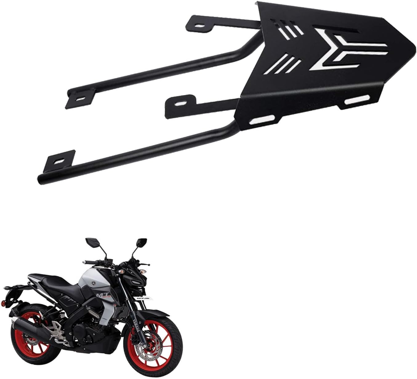 Vagary Trail Expedition Carrier/Top Rack/Back Rack for Yamaha MT 15 ...