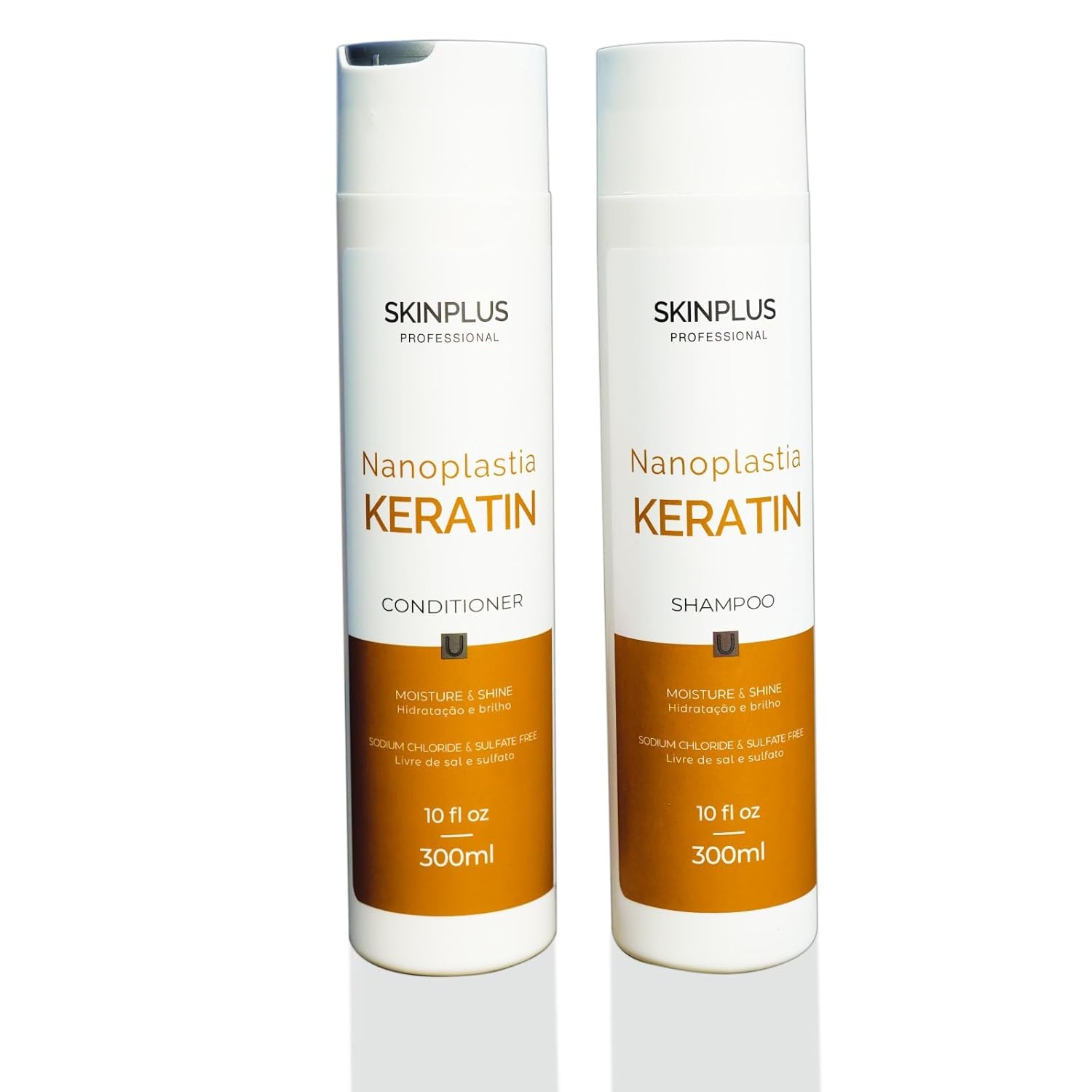 SKINPLUS NANOPLASTIA KERATIN SHAMPOO And CONDITIONER SET 300mlx2 ...