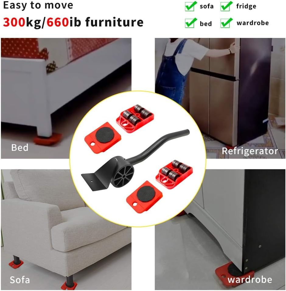 Heavy Duty Furniture Lifter Furniture Slides Kit Furniture Move Roller ...
