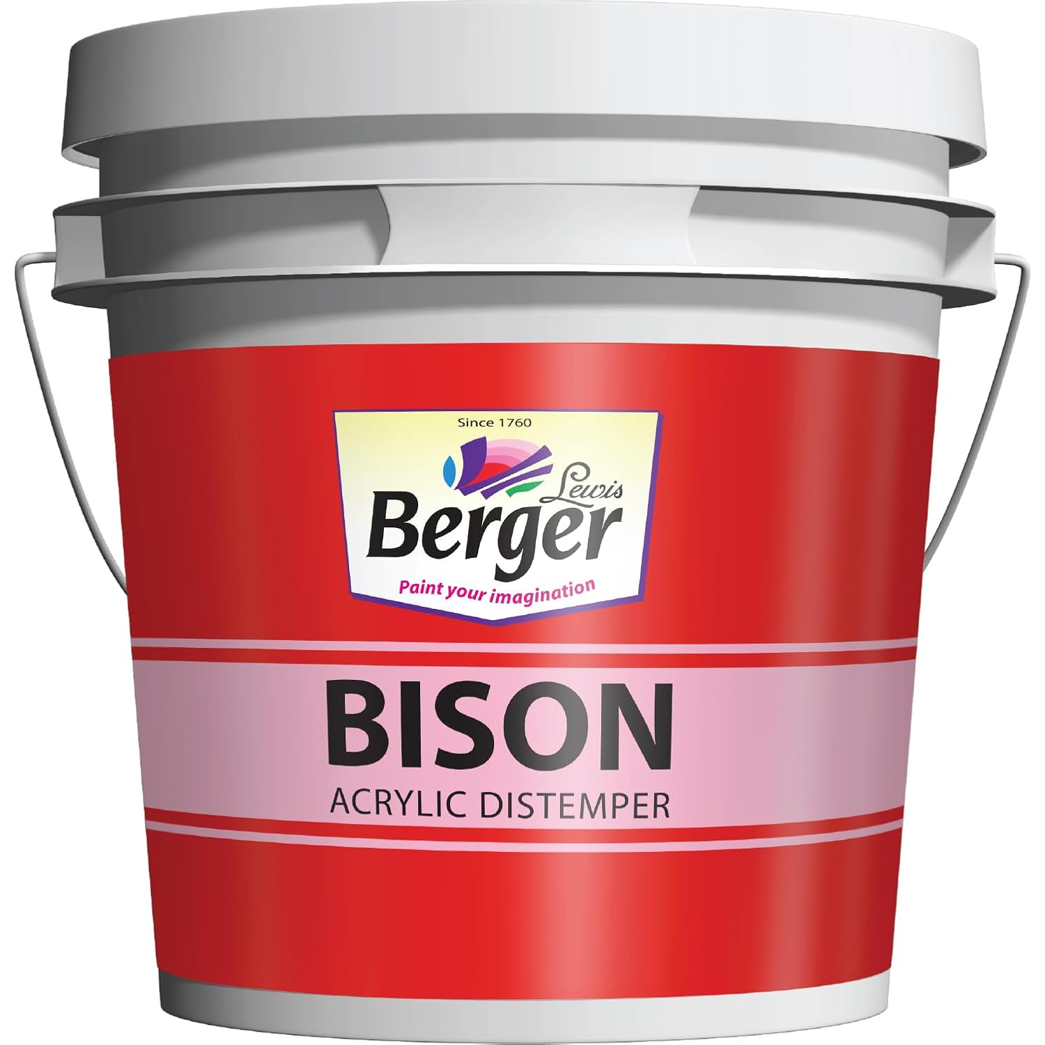 Berger Bison Acrylic Distemper Color-White 10K : Amazon.in: Home ...