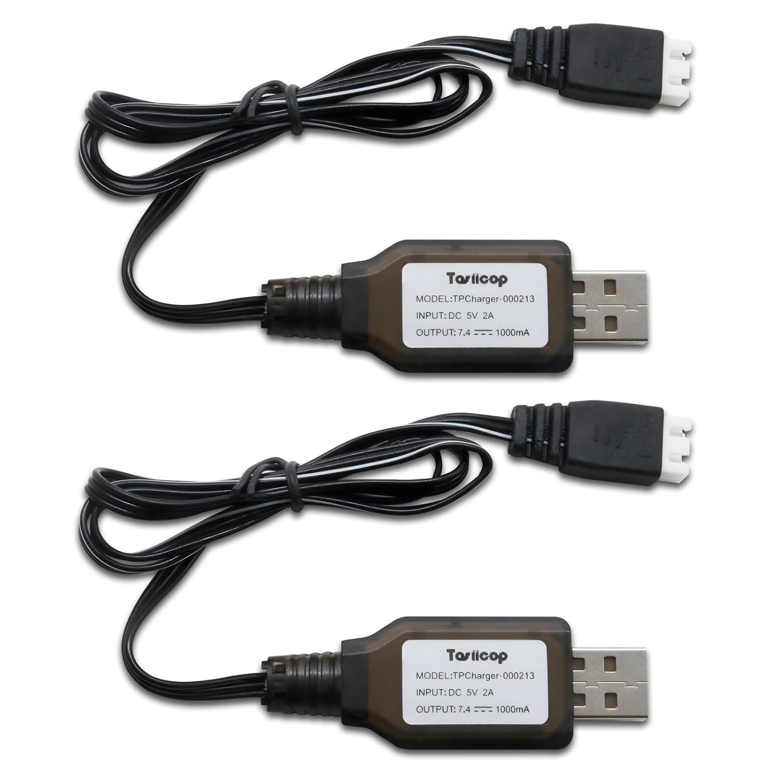 Amazon.com: Tosiicop Gel Blaster Battery Charger - 7.4V 3 Pin Chargers ...