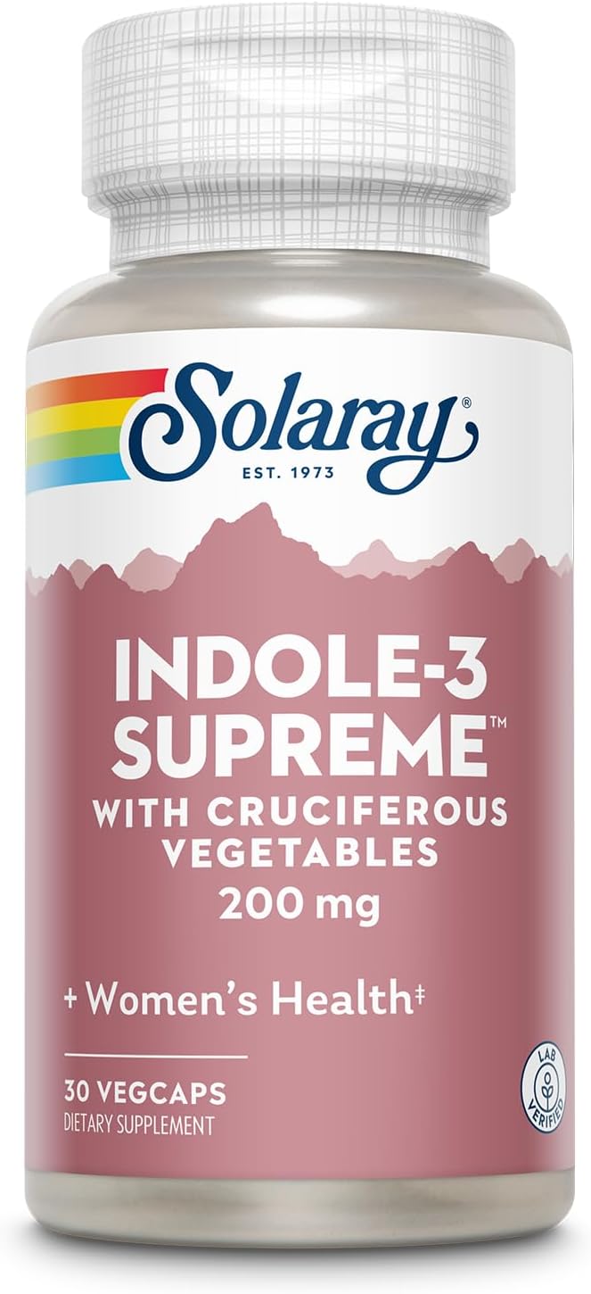 Amazon.com: SOLARAY Indole-3 Supreme with Cruciferous Vegetables ...