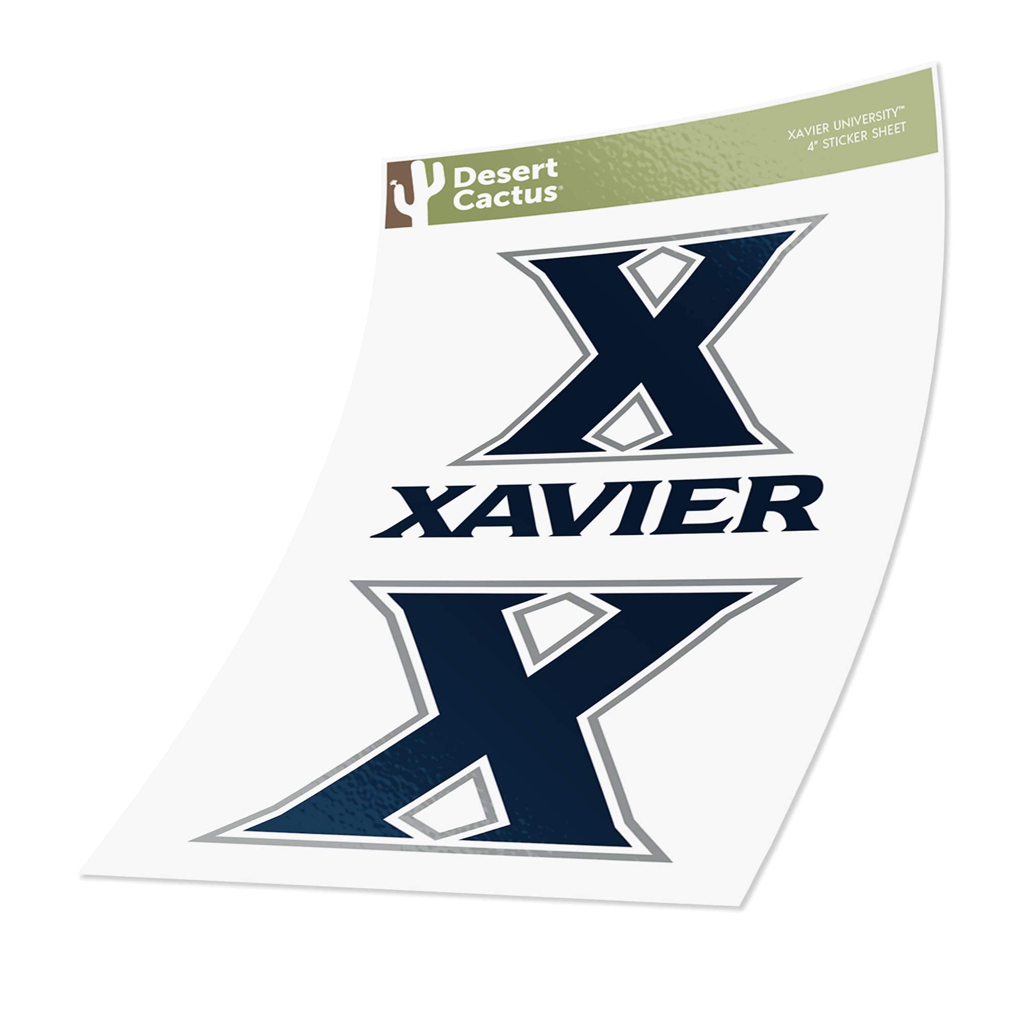 Xavier University Desert Cactus Sticker - Official XU Musketeers Vinyl ...