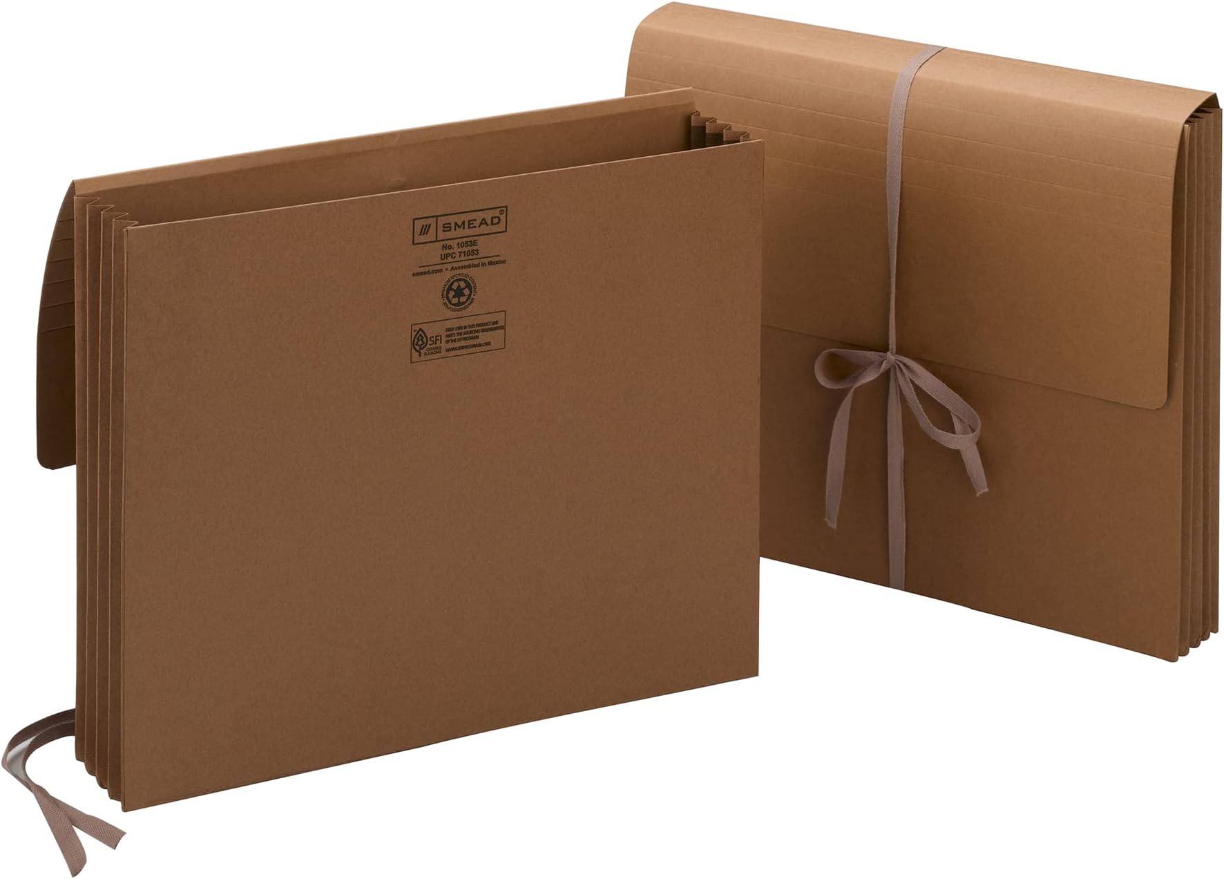 Amazon.com : Smead 100% Recycled Expanding File Wallet with Flap and ...