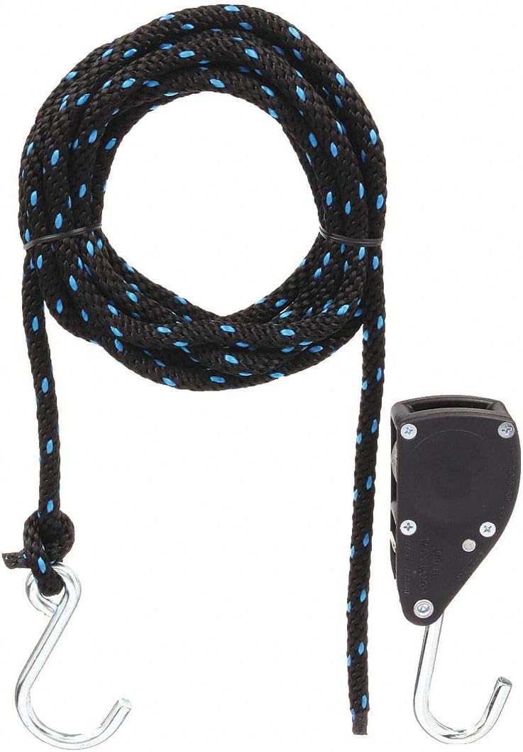Rope Ratchet, Hook, 3/8 in.W, Nylon - Ratchet Tie Downs - Amazon.com
