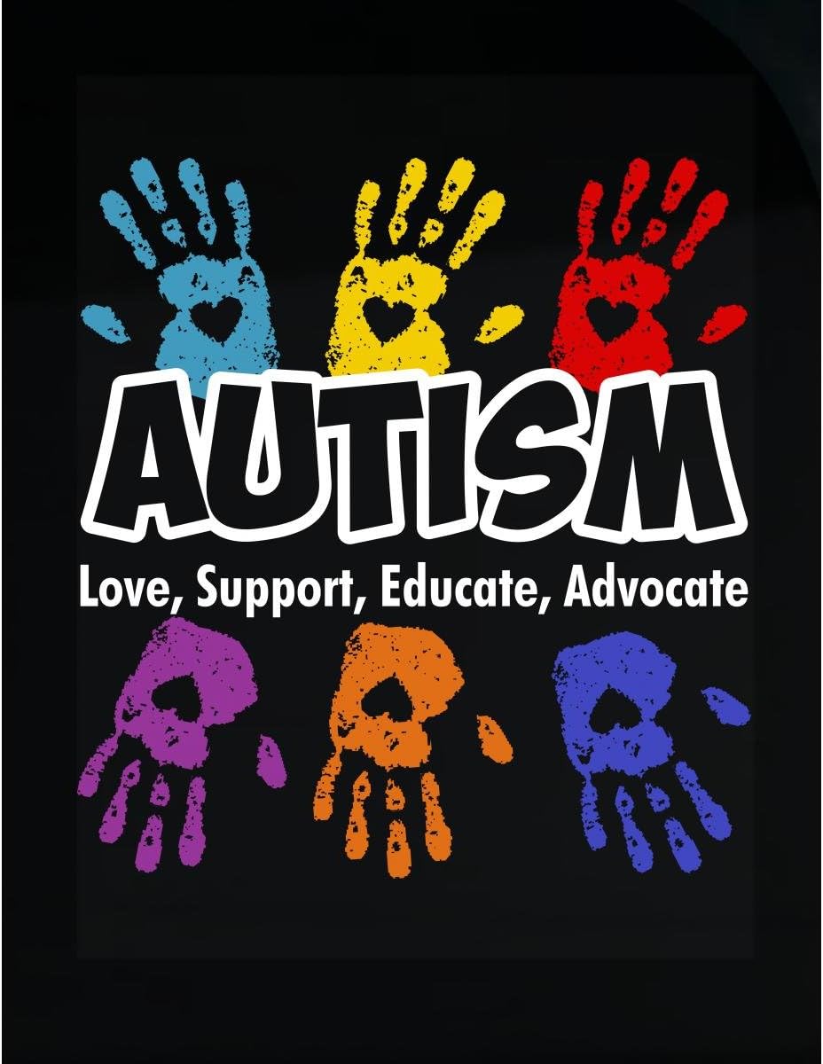 Amazon.com: Autism Love Support Educate Advocate - Sticker : Tools ...