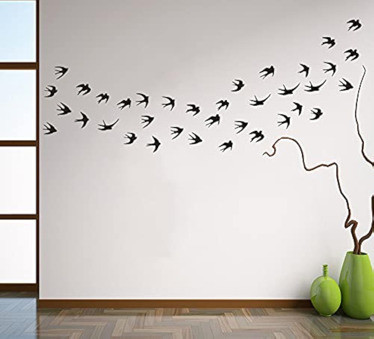Amazon.com: VWAQ Bird Stickers Wall Decals Sticker Decorative Nature ...
